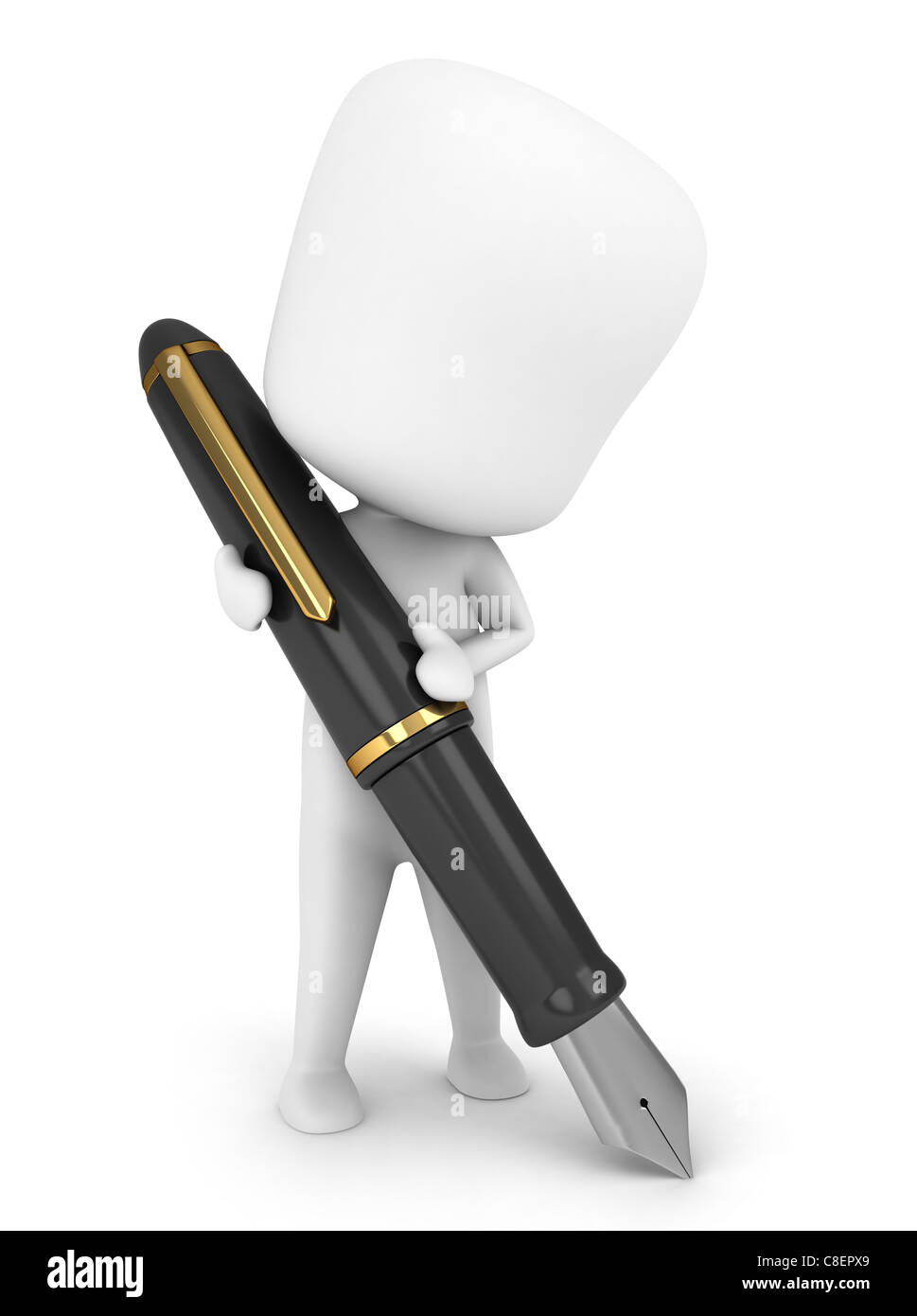 Cartoon fountain pen hi-res stock photography and images - Alamy