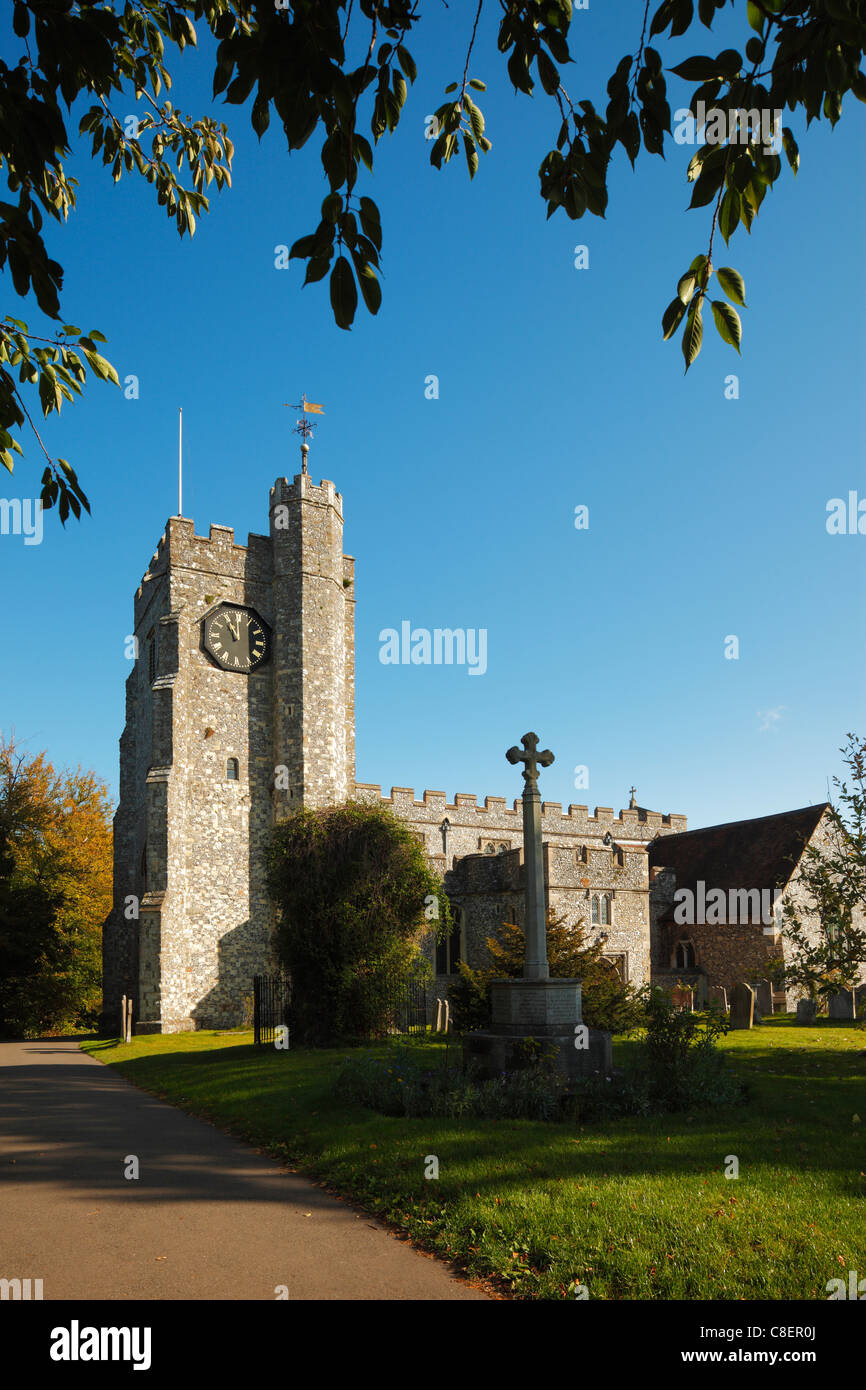St Marys Church Chilham Stock Photo - Alamy