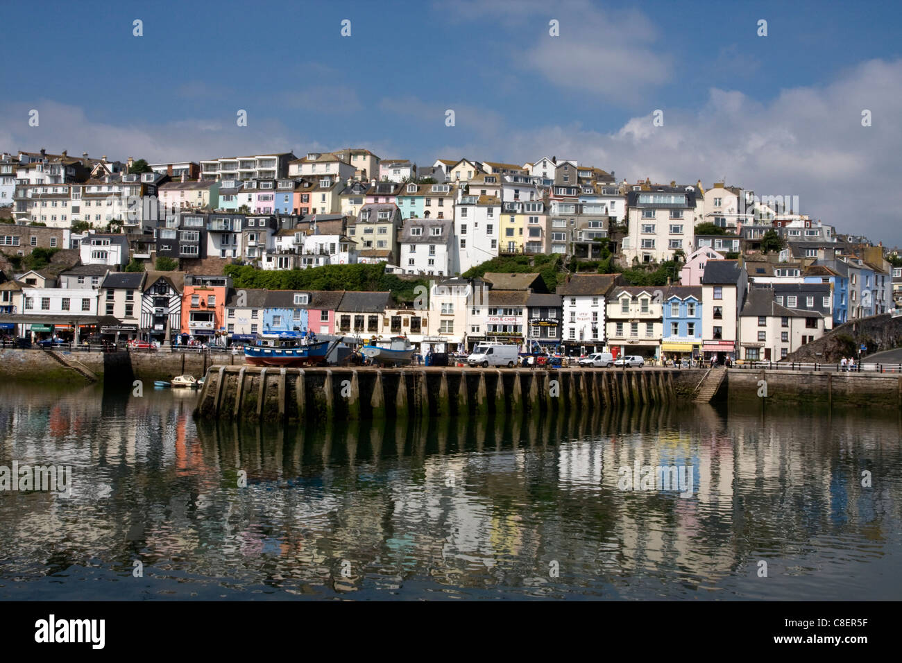 Brixham Quayside, South Devon, England, United Kingdom Stock Photo - Alamy
