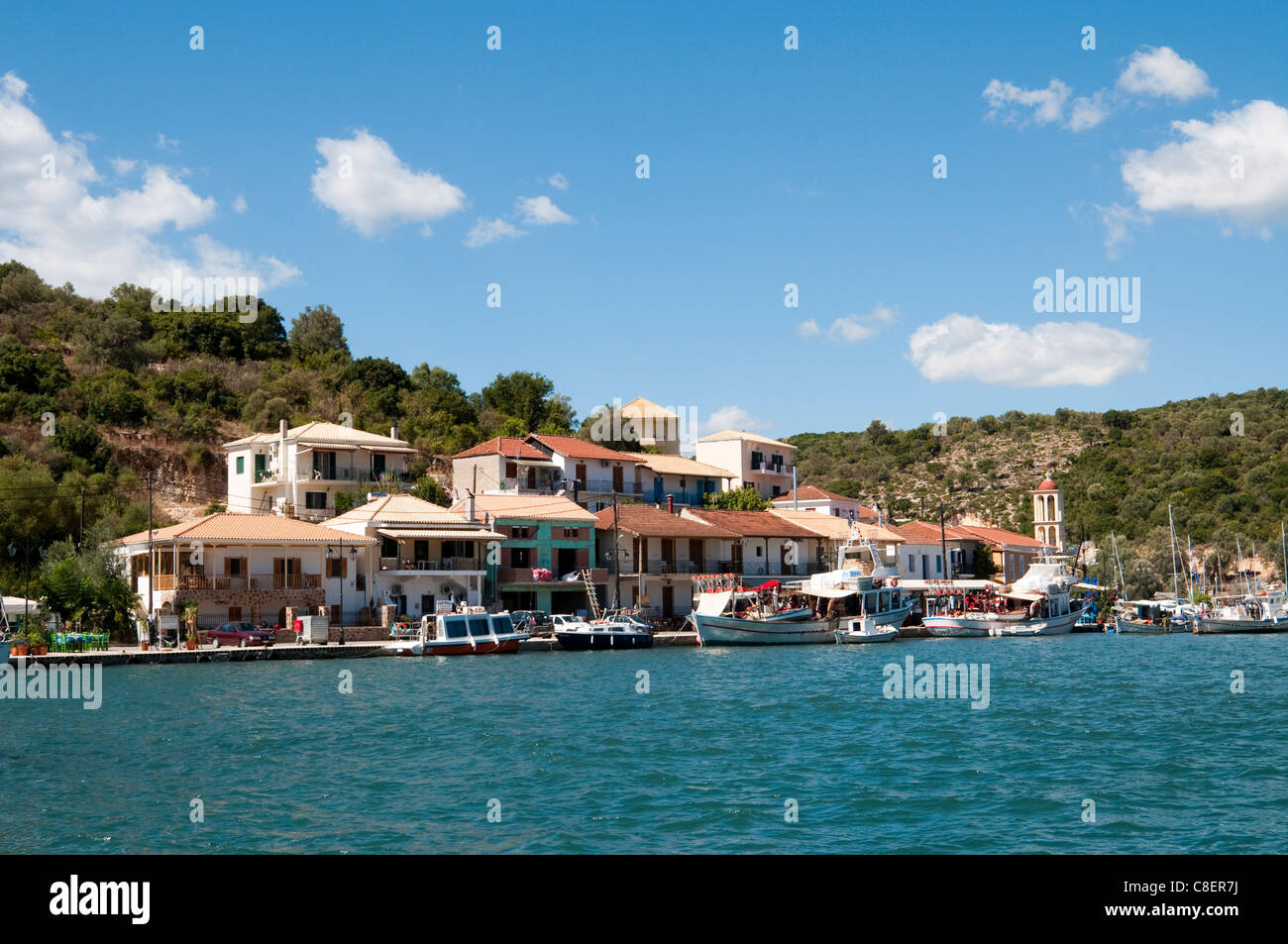 Vathi, Meganisi, Ionian Islands, Greek Islands, Greece Stock Photo - Alamy