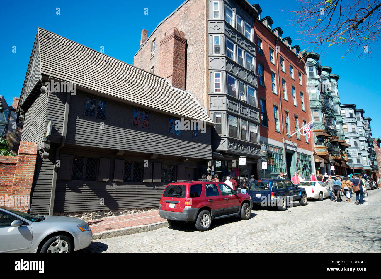 Paul Revere's House, Boston, Massachusetts, New England, United States ...