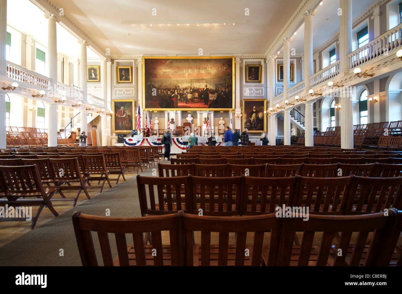 Faneuil Hall, Boston, Massachusetts, New England, United States of ...