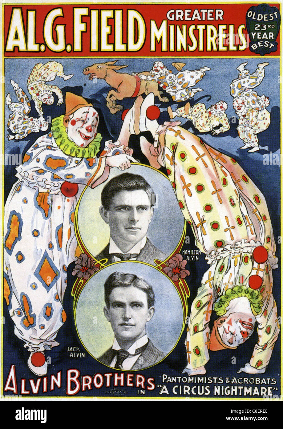 Minstrels poster hi-res stock photography and images - Alamy