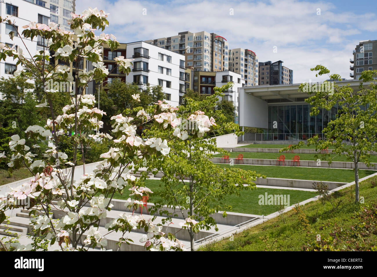 PACCAR Pavilion, Olympic Sculpture Park, Seattle, Washington State ...