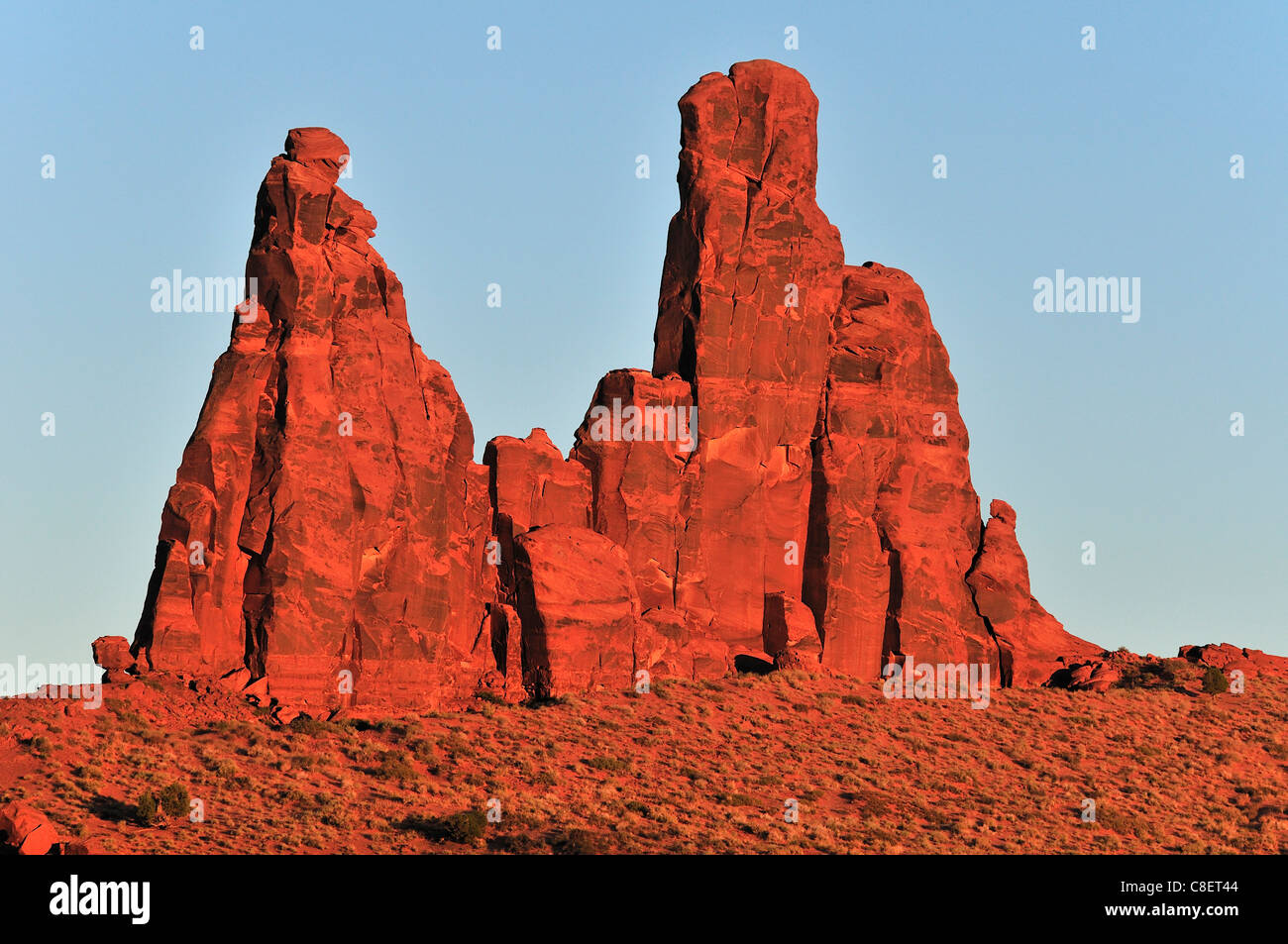 Desert, Scenery, Navajo, Indian Reservation, Monument Valley, Tribal ...