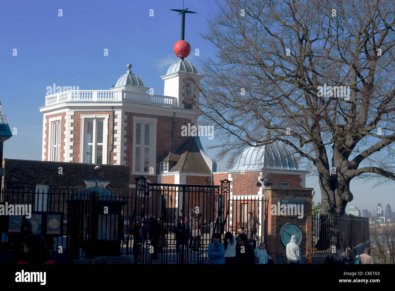 Royal Observatory dating from 1675 and site of the Prime Meridien ...