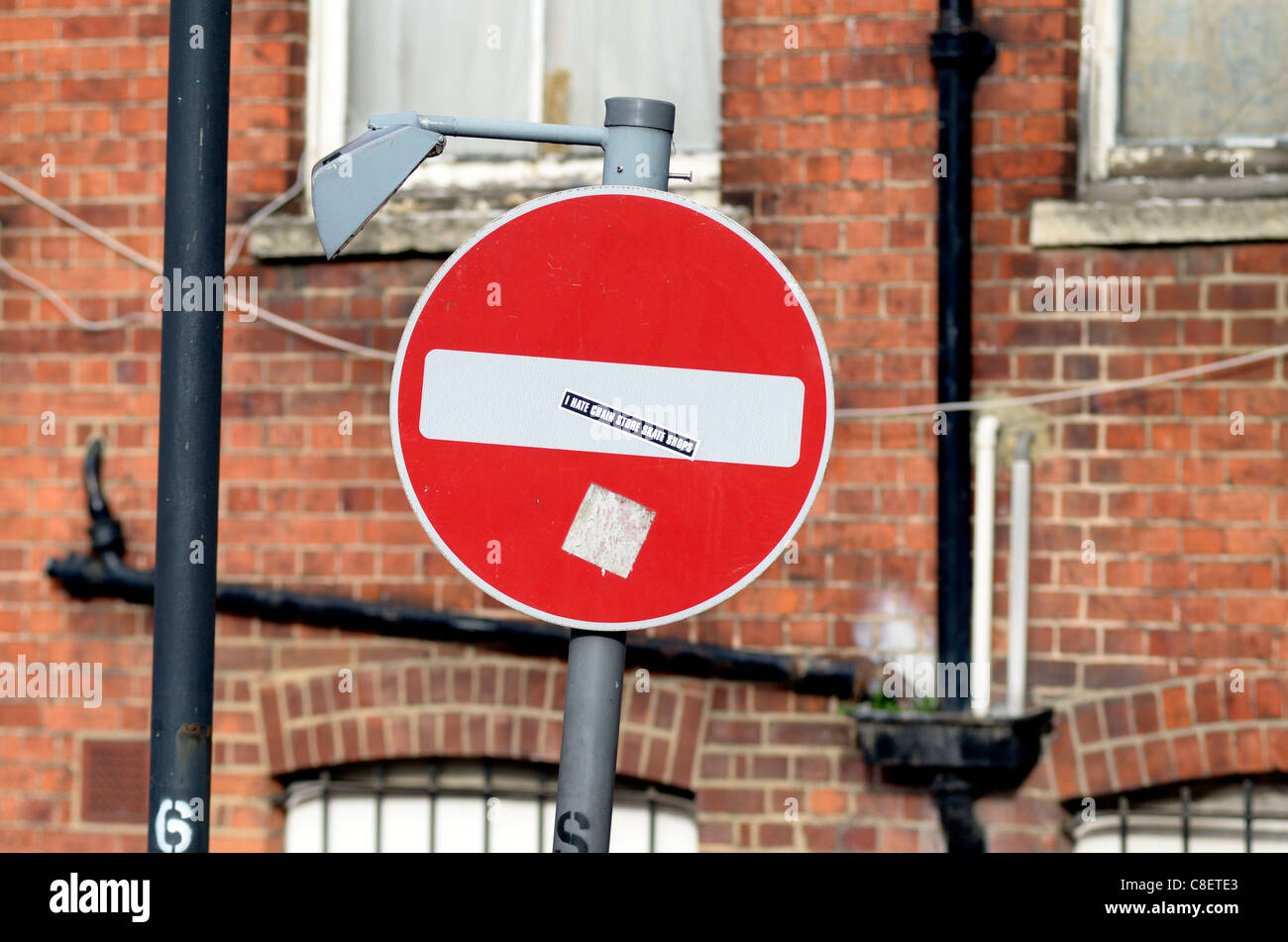 No entry sign Reading UK Stock Photo - Alamy