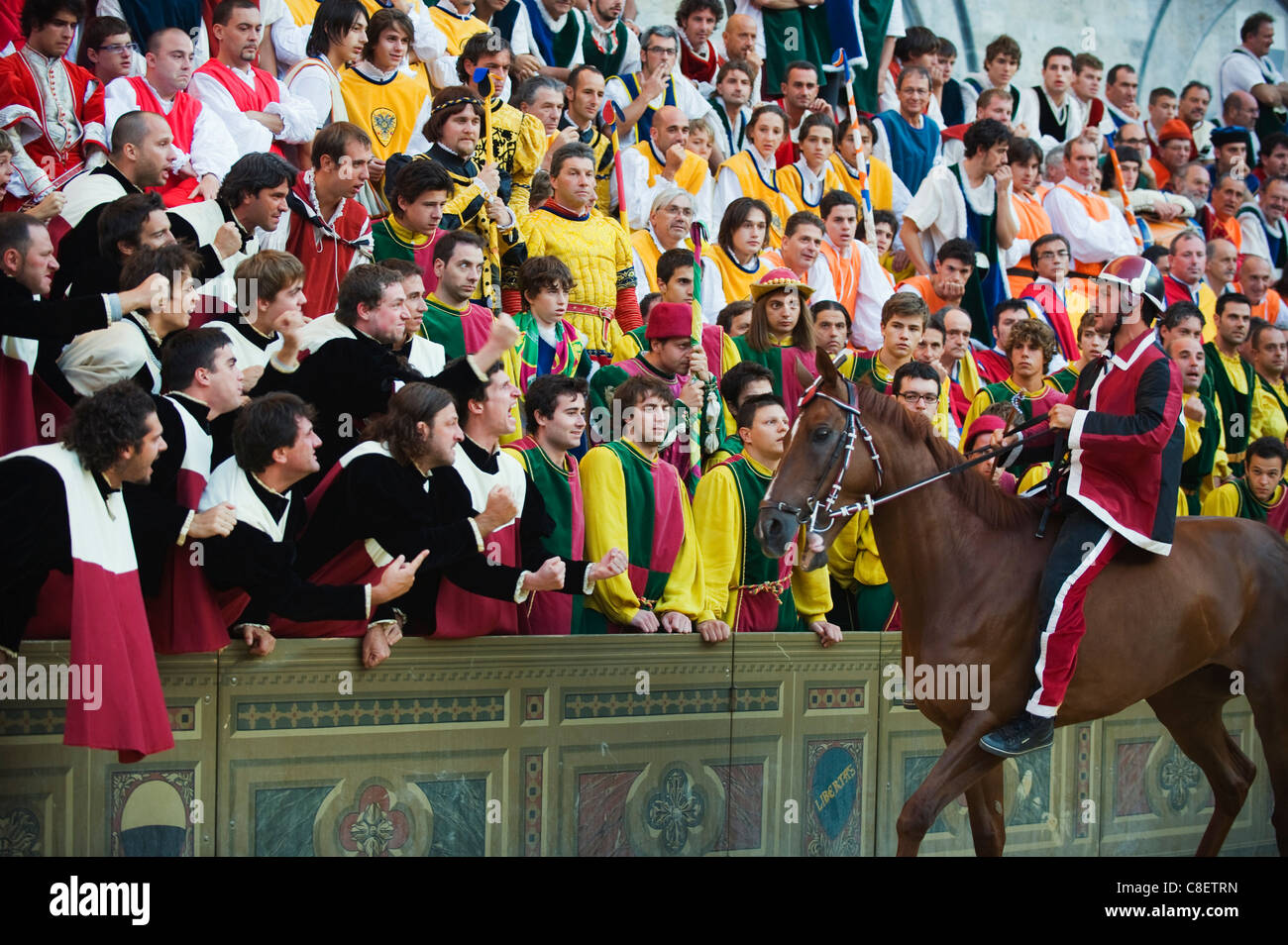 Palio siena horses hi-res stock photography and images - Alamy
