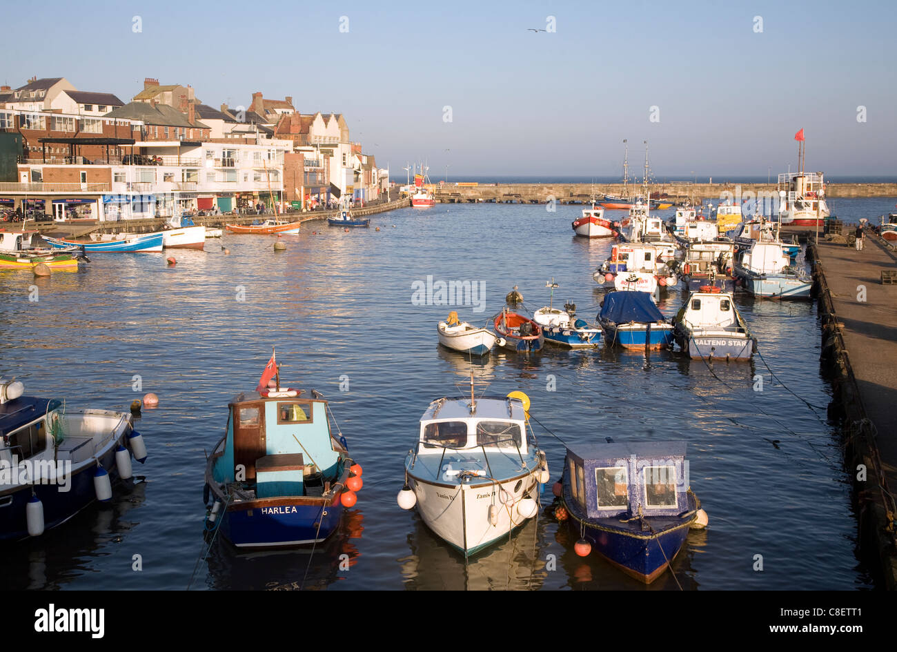 Boats in the harbour at Bridlington, Yorkshire, England Stock Photo - Alamy