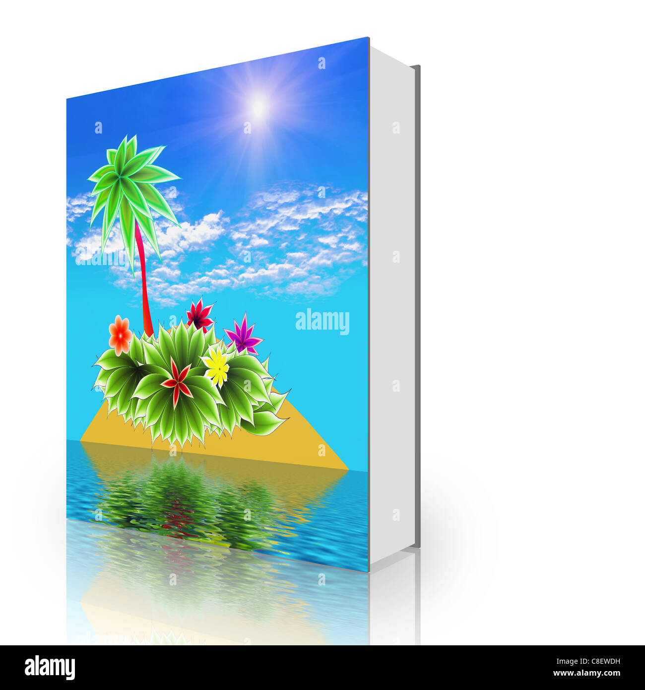 book paradise island Stock Photo - Alamy