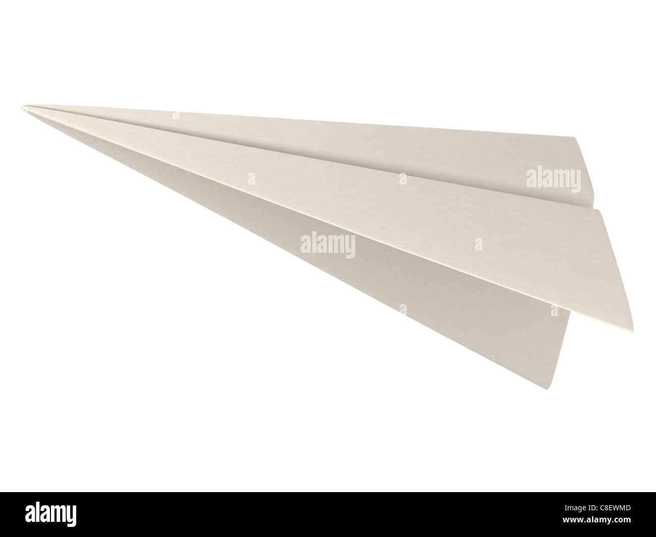 3D Illustration of a Paper Plane Stock Photo - Alamy