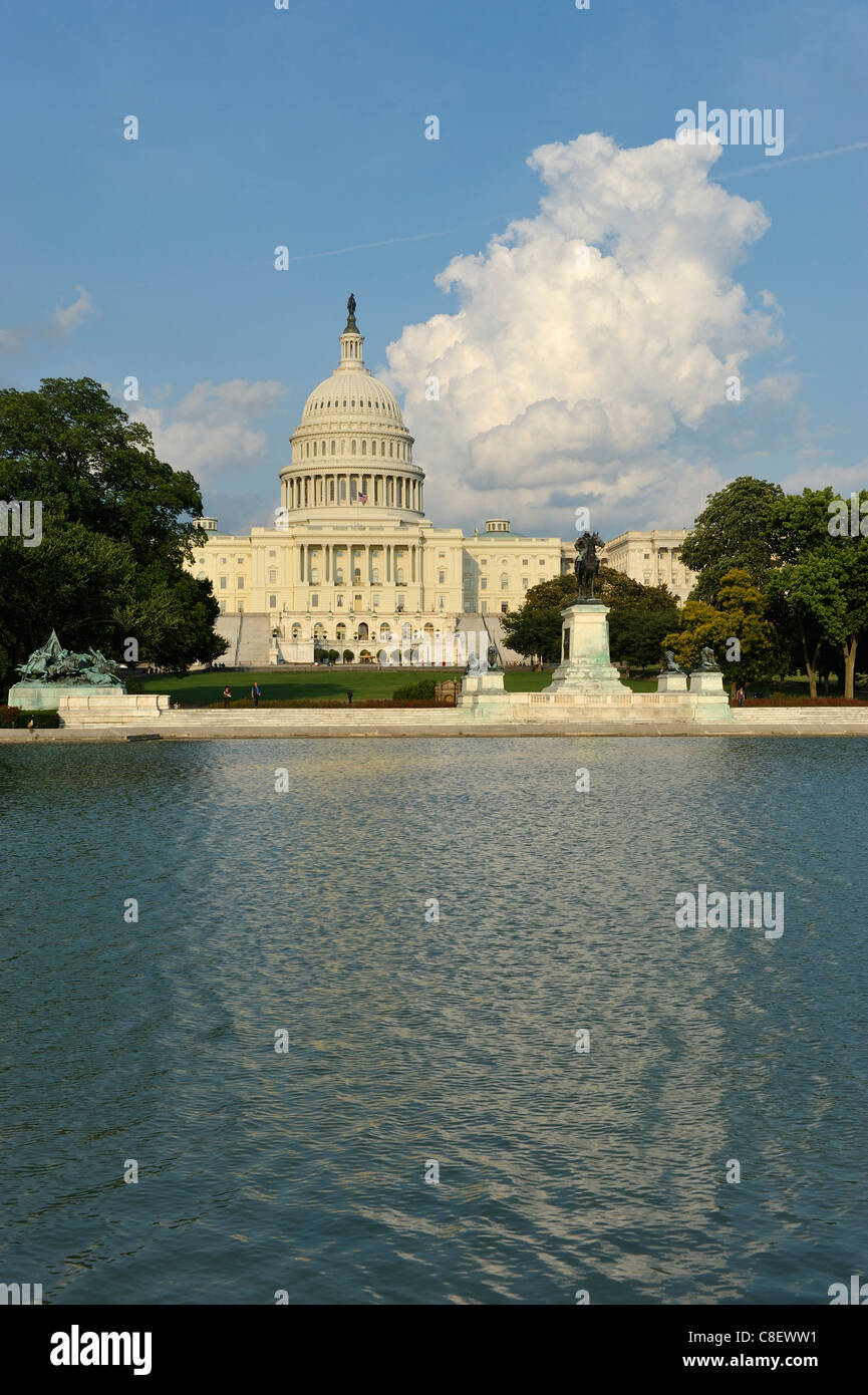 U.S., Capitol, Capitol, Reflecting, Pool, The Mall, Washington D.C ...
