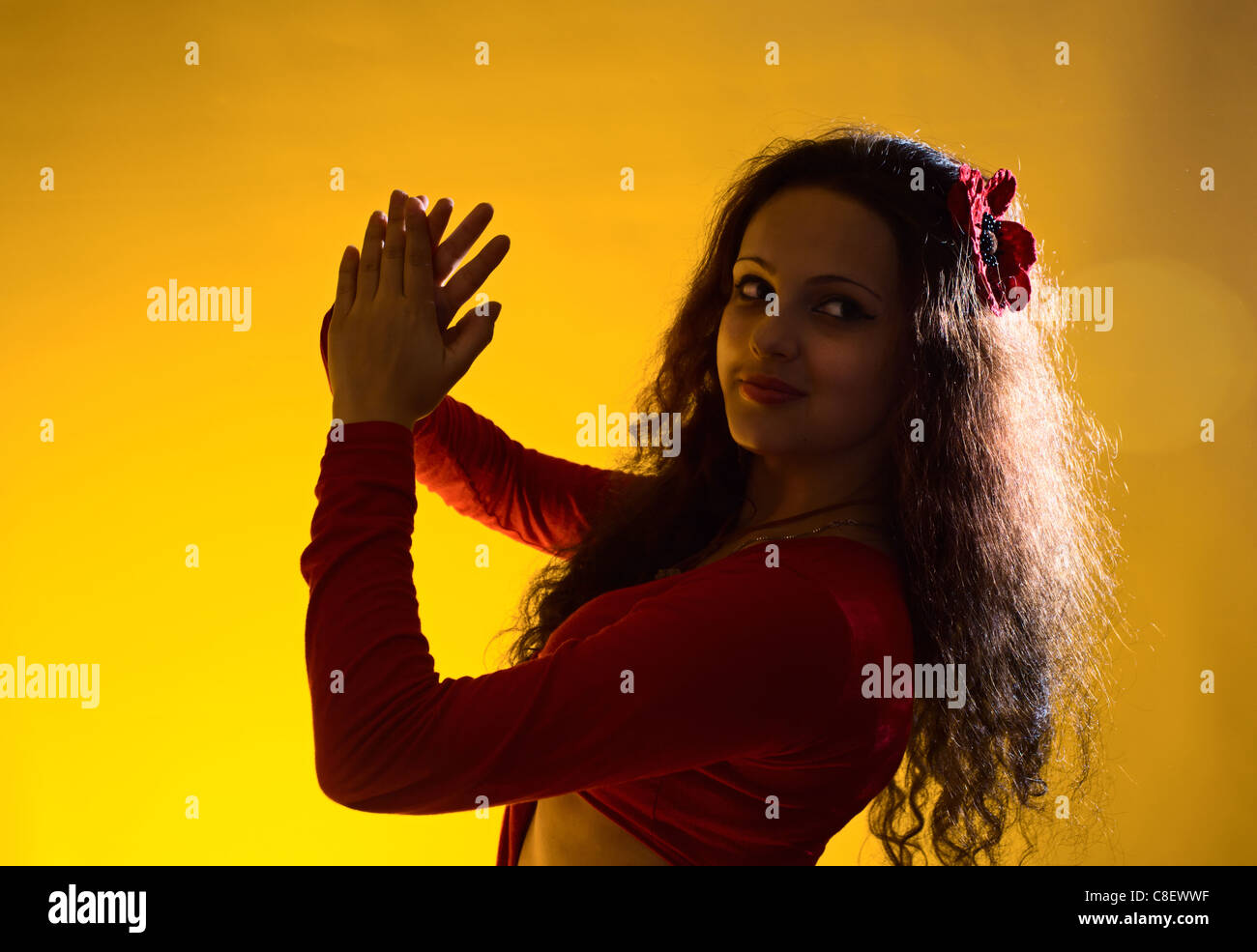 Portrait of gypsy girl hi-res stock photography and images - Alamy