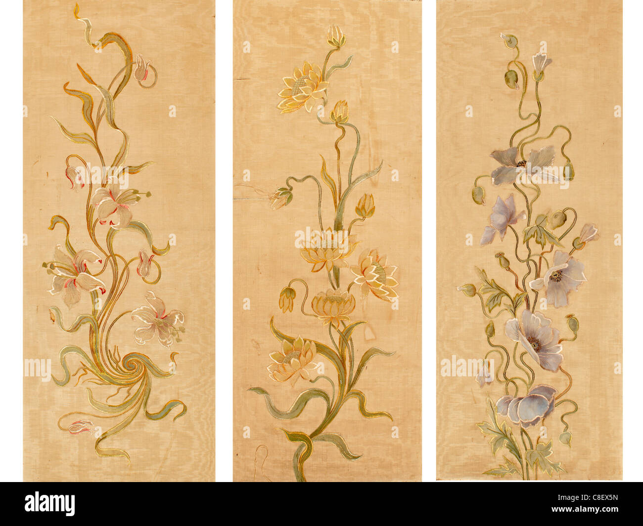 Ancient modern decorated floral art hi-res stock photography and images ...