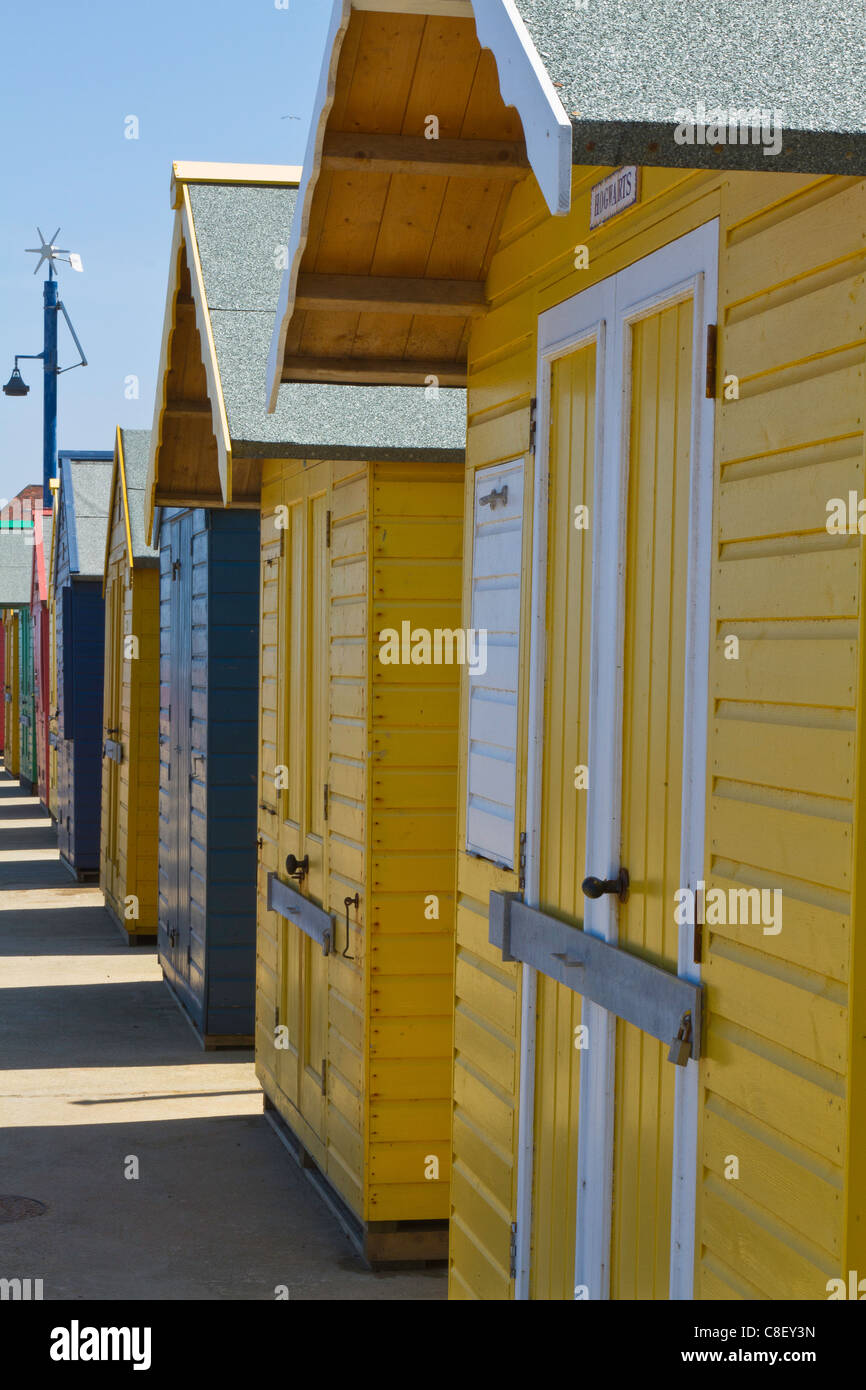 Changing Cabin by the Sea Stock Photo - Alamy