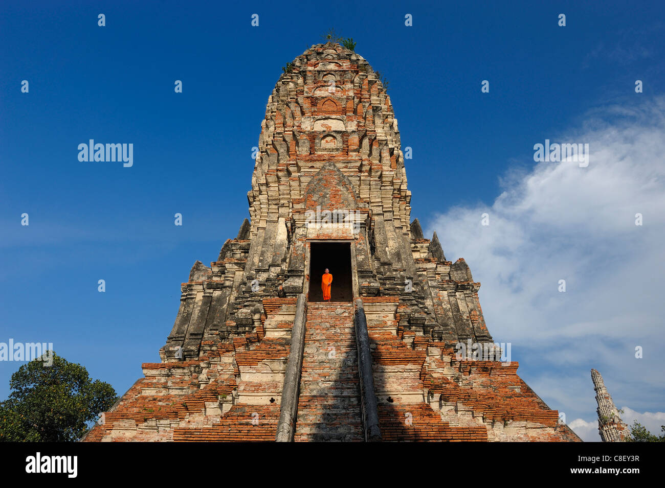 Wat Chai, Watthanaram, ruins, temple UNESCO, World Heritage, Site ...