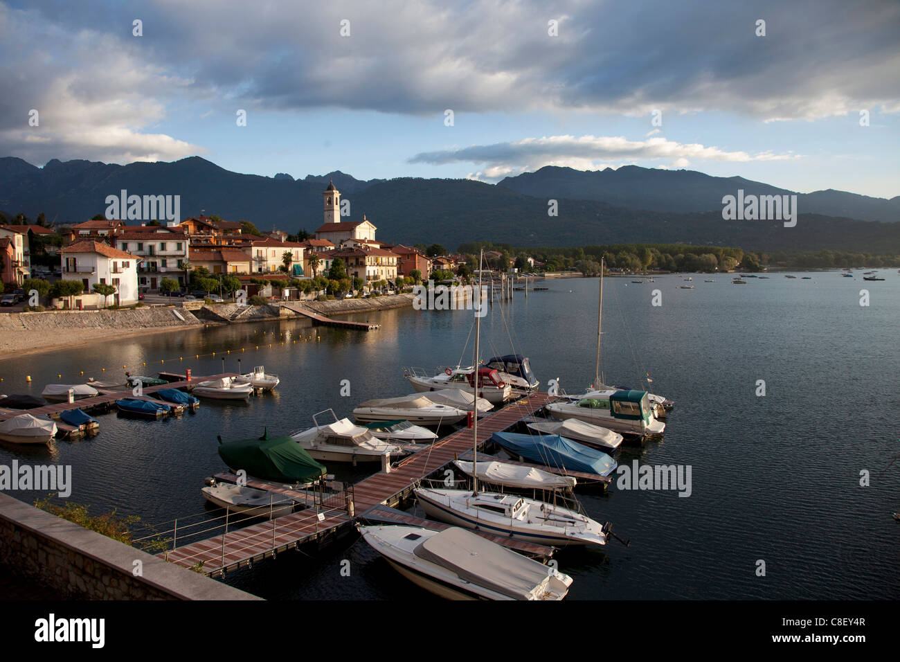 Baveno, Lake Maggiore, Italian Lakes, Piedmont, Italy Stock Photo - Alamy