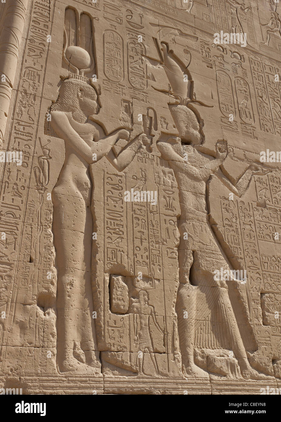 Dendera temple cleopatra hi-res stock photography and images - Alamy