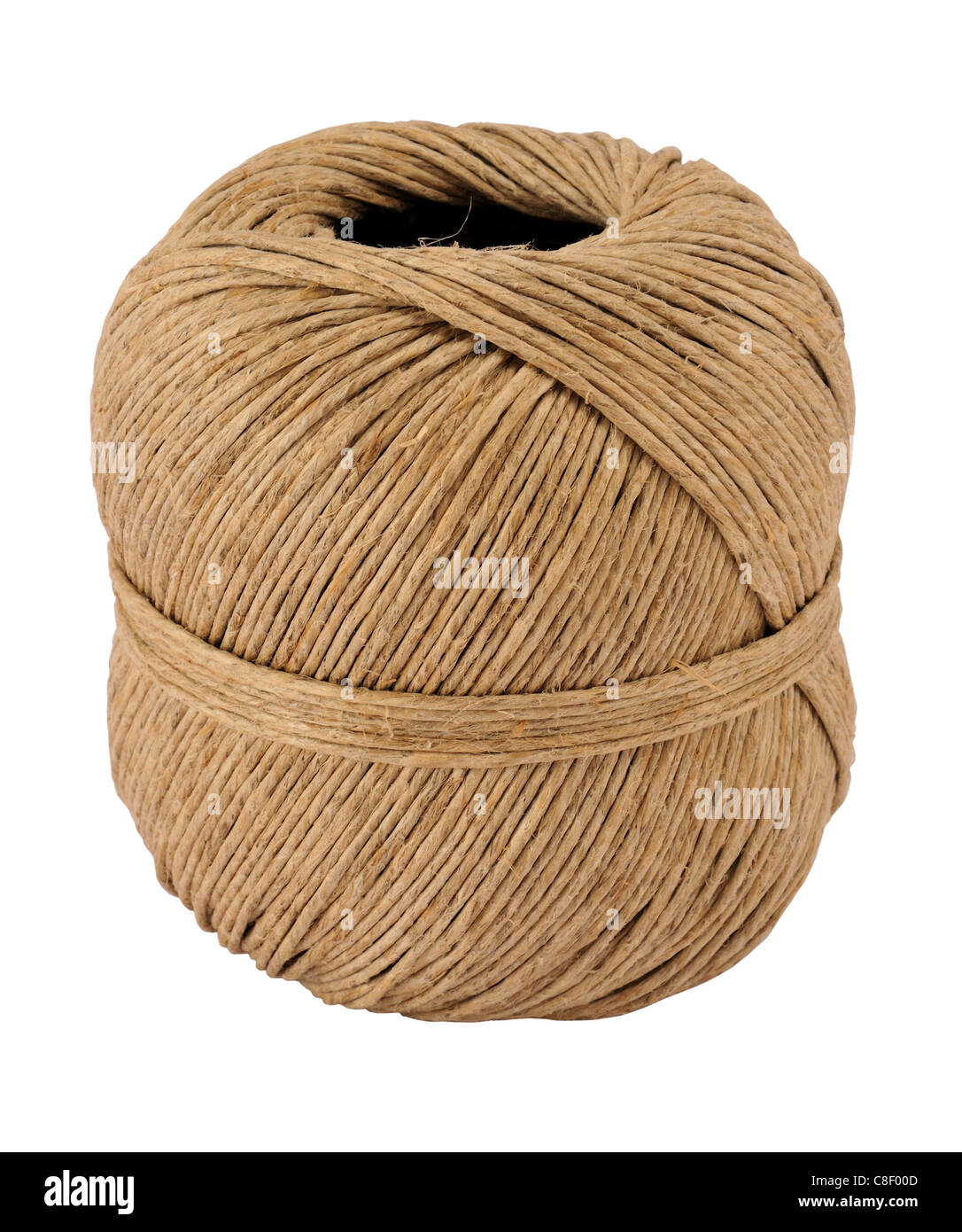 A ball of string isolated on white Stock Photo - Alamy