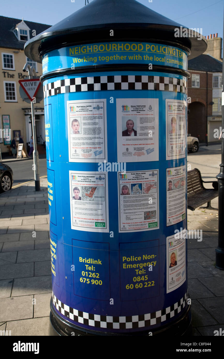 Home Office Anti-Social Behaviour Order notices ASBO, Bridlington ...