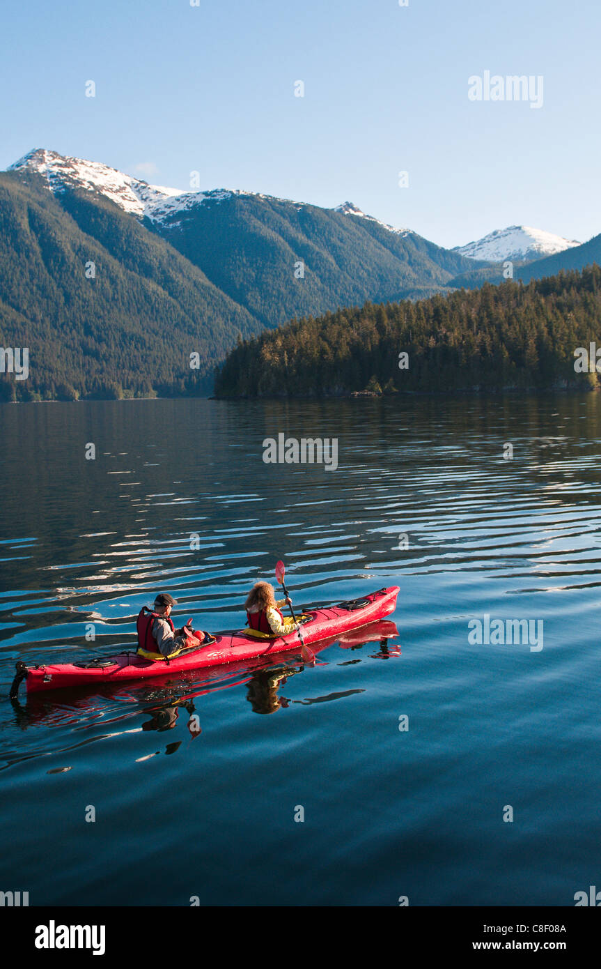 Kayaking in Windham Bay in the Chuck River Wilderness Area, Southeast ...