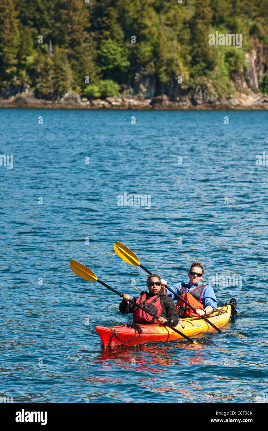 Kayaking in Windham Bay in the Chuck River Wilderness Area, Southeast ...