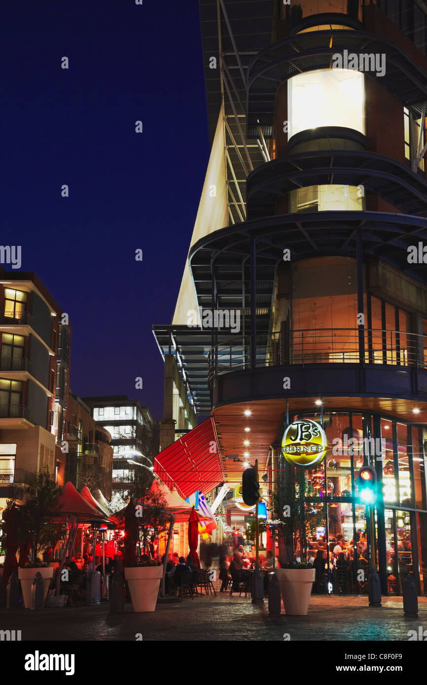 Melrose Square at dusk, Melrose, Johannesburg, Gauteng, South Africa ...