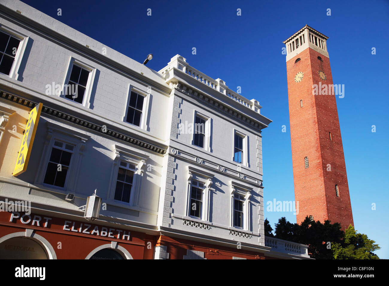 Campanile and train station, Port Elizabeth, Eastern Cape, South Africa ...