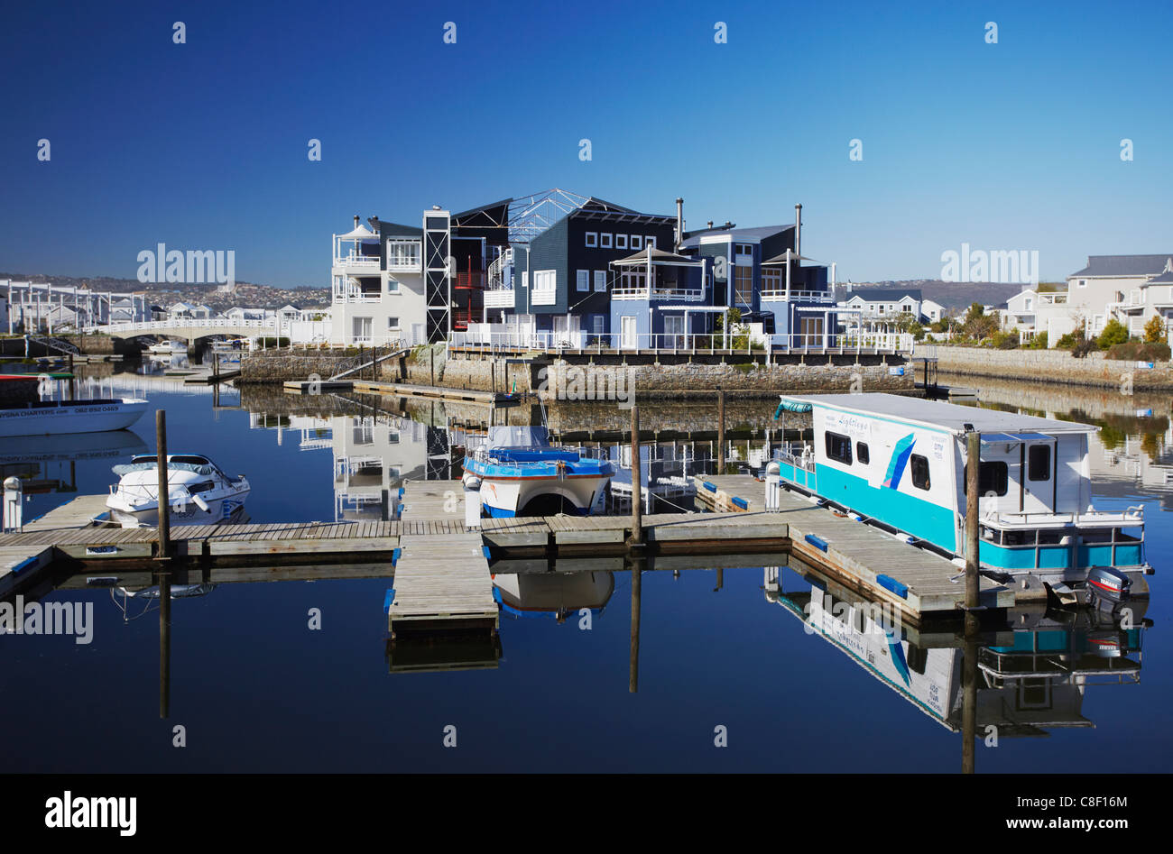 Harbour on Thesen's Island, Knysna, Western Cape, South Africa Stock ...