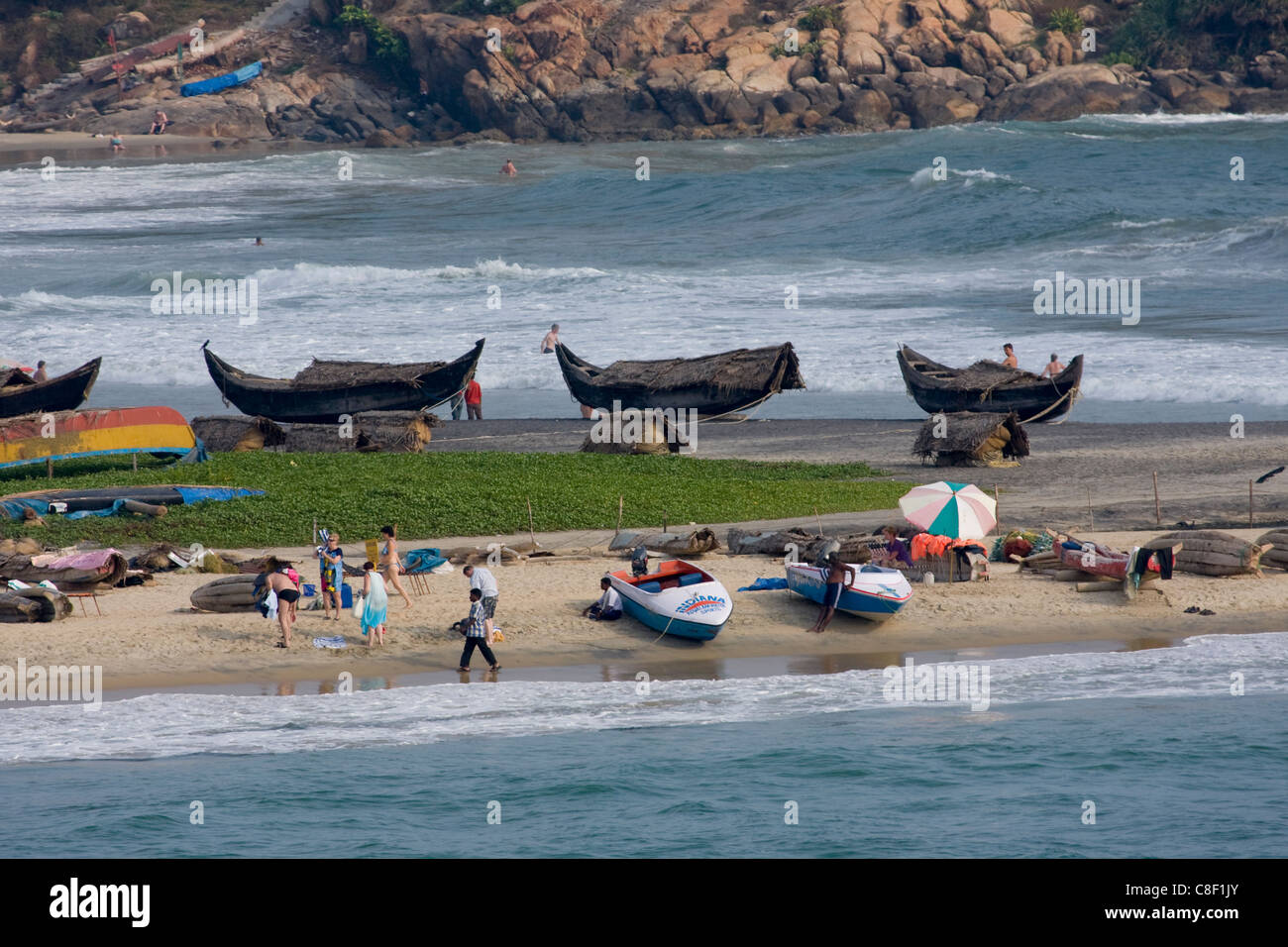 Vizhinjam beach, Trivandrum, Kerala, India Stock Photo - Alamy