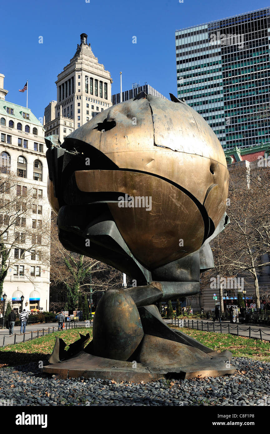 9 11, Memorial, Battery, Manhattan, New York, USA, United States ...