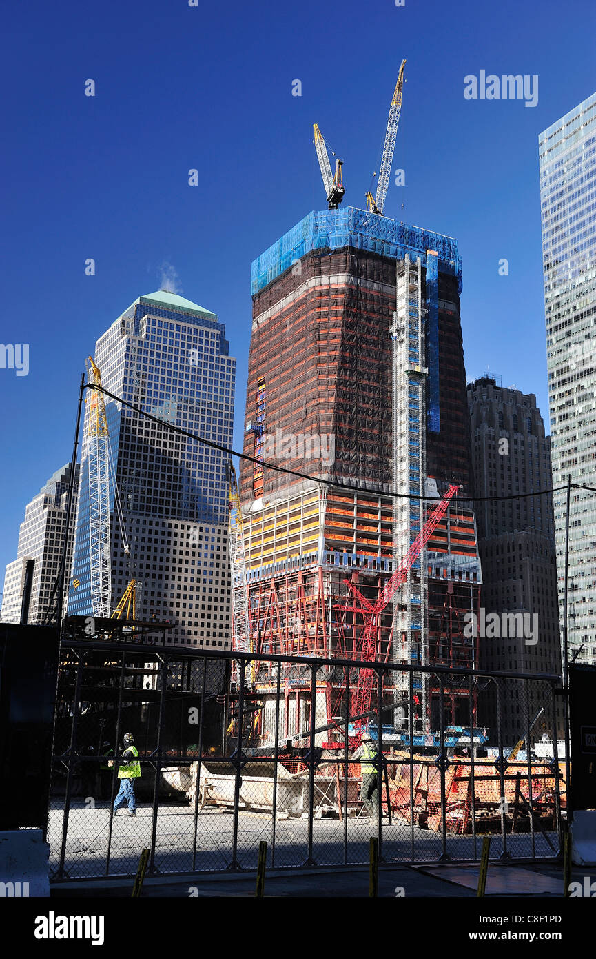 Ground Zero, construction site, Manhattan, New York, USA, United States ...