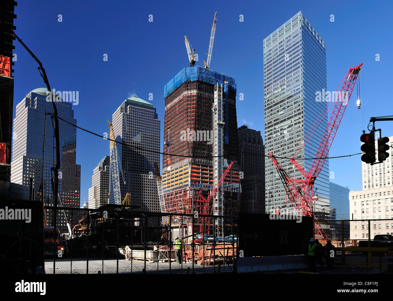 Ground Zero, construction site, Manhattan, New York, USA, United States ...