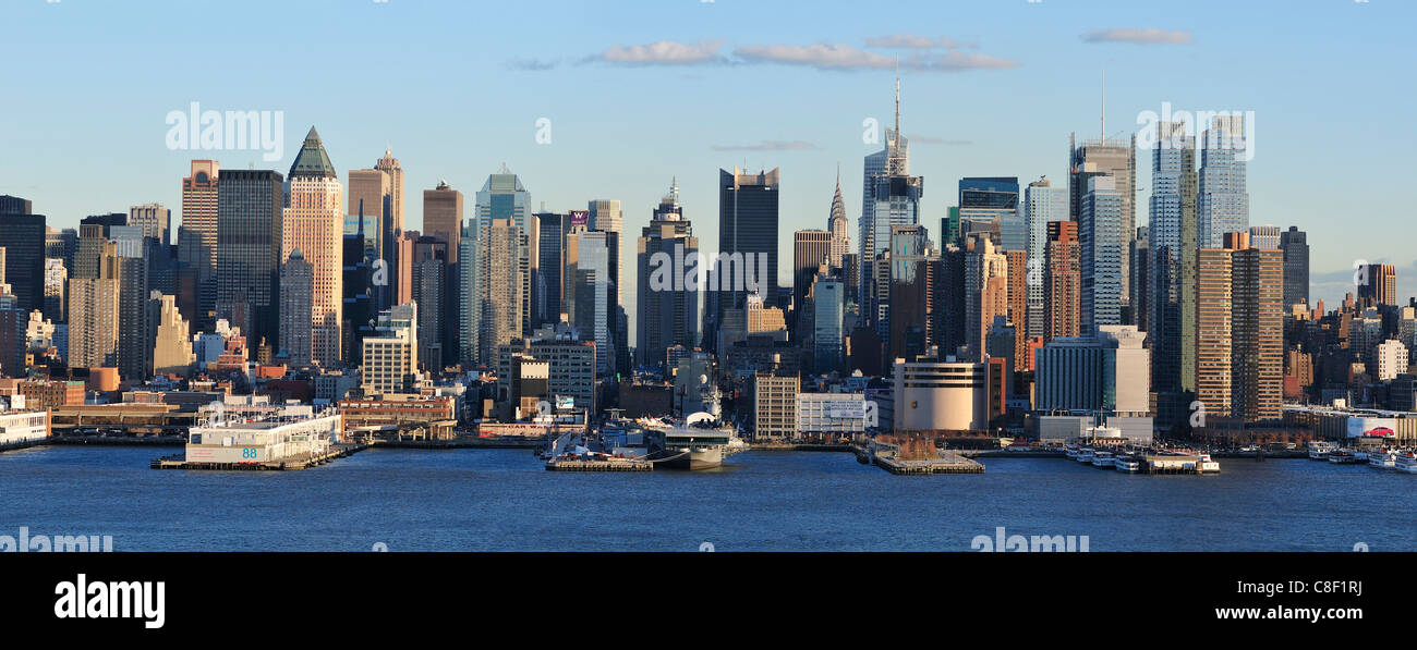 Skyline, Midtown, Manhattan, New York, USA, United States, America ...