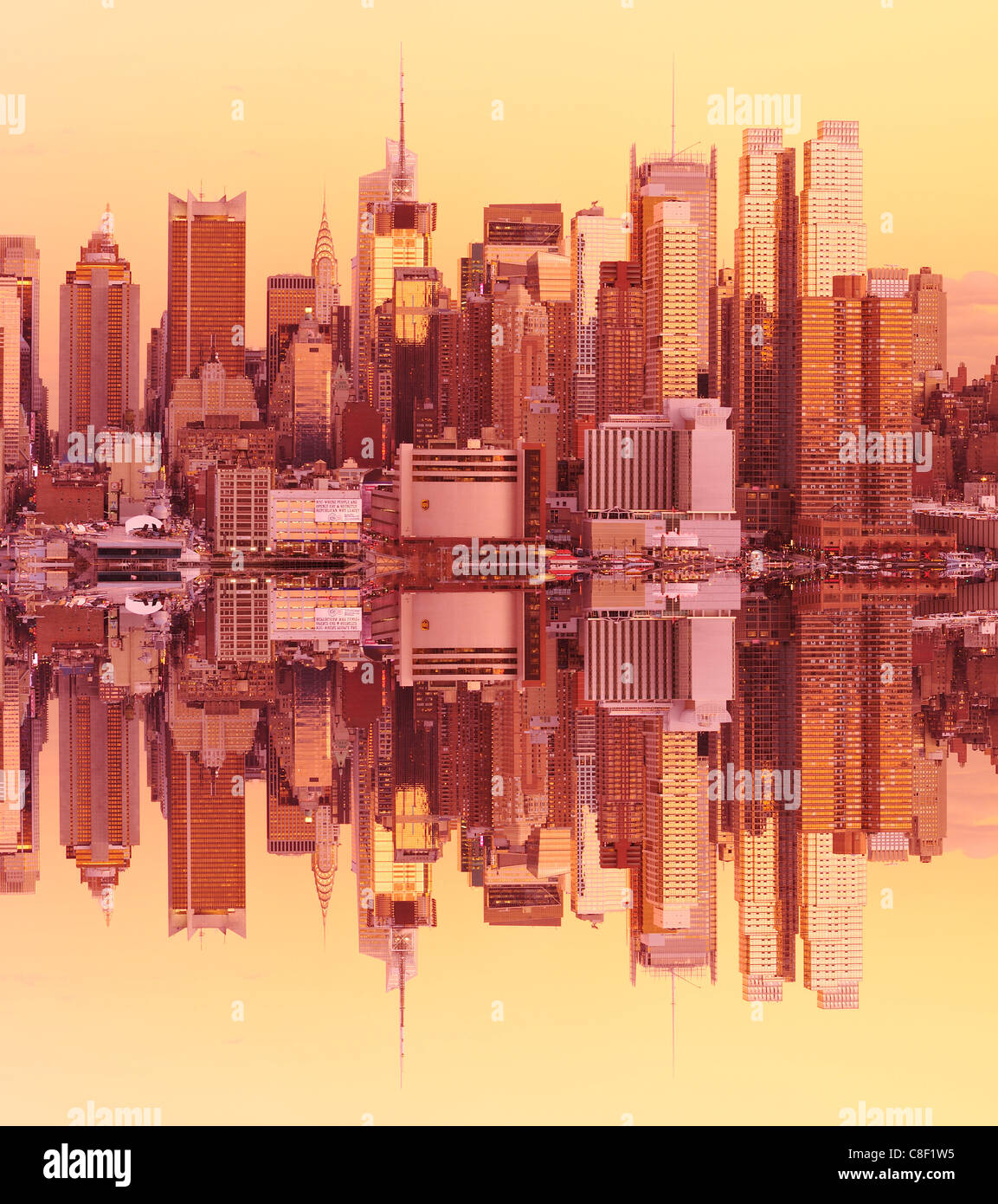 Skyline, Midtown, Manhattan, New York, USA, United States, America ...