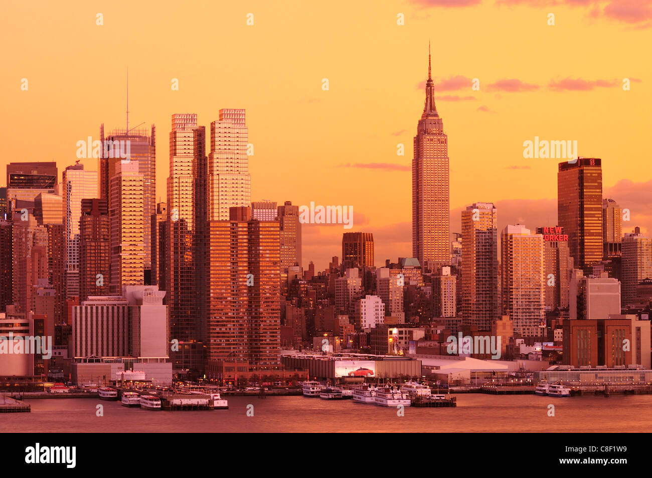Skyline, Midtown, Manhattan, New York, USA, United States, America ...