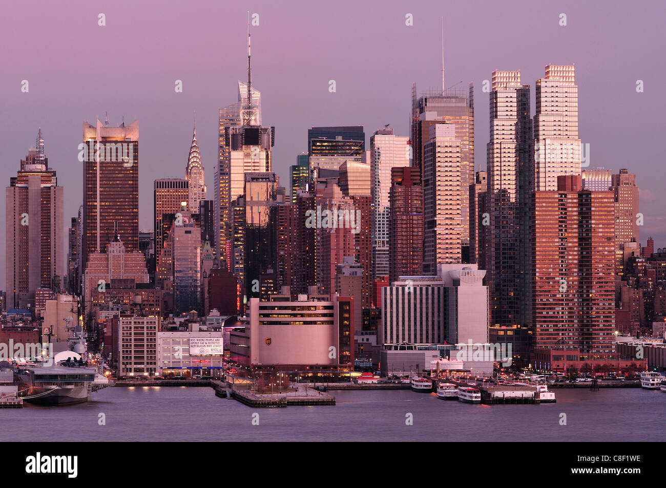 Skyline, Midtown, Manhattan, New York, USA, United States, America ...