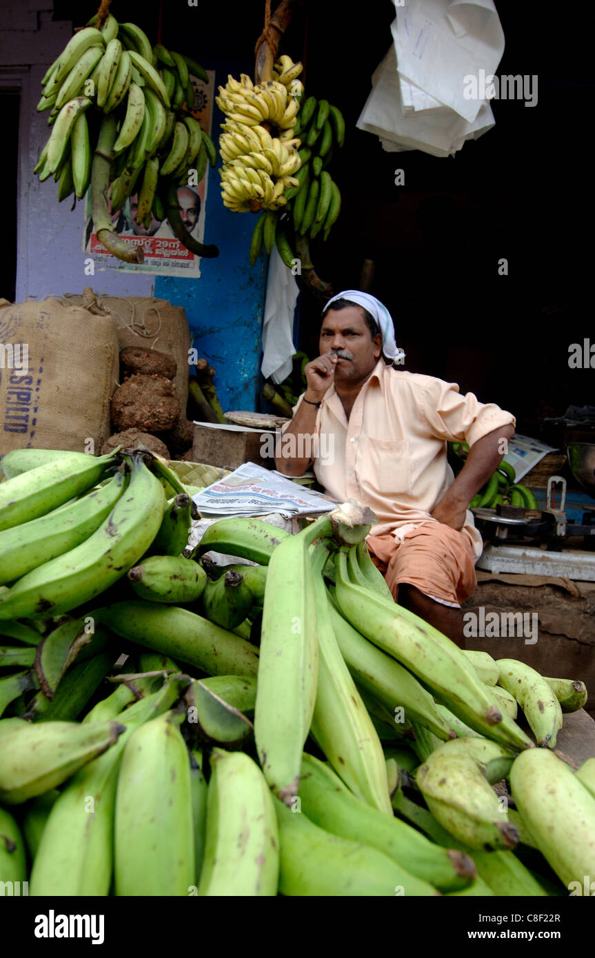 Vegetable market, Chalai, Trivandrum, Kerala, India Stock Photo - Alamy
