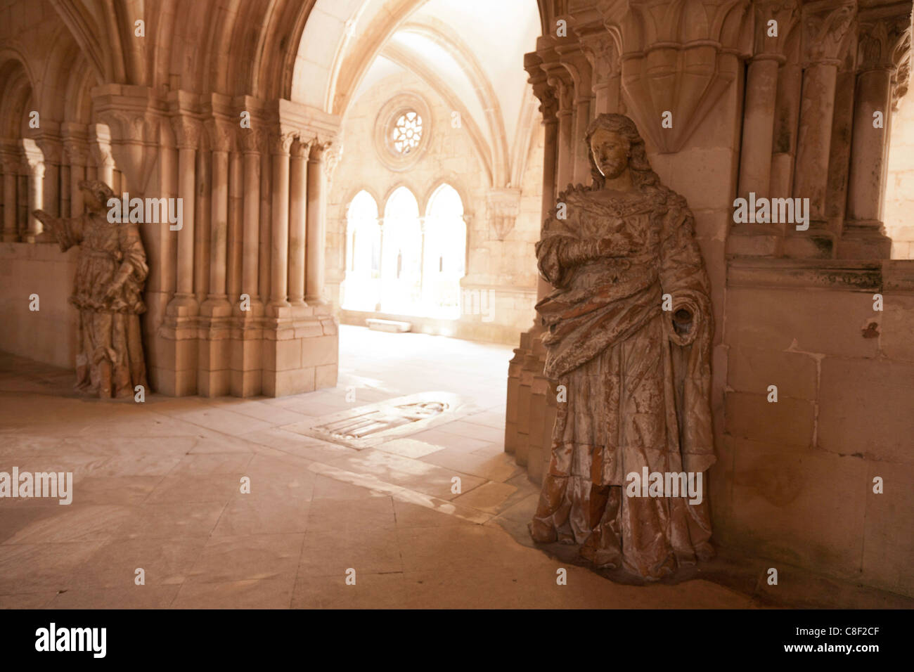 Alcobaca monastery statues interior hi-res stock photography and images ...