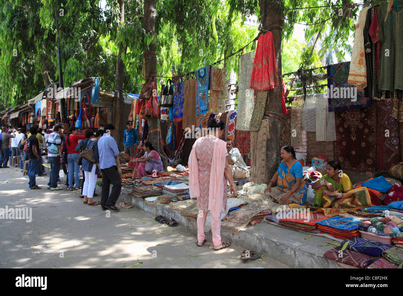 Janpath Market, Delhi, India Stock Photo - Alamy