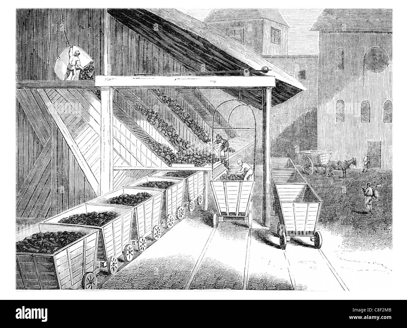 Coal mine industrial revolution Cut Out Stock Images & Pictures - Alamy