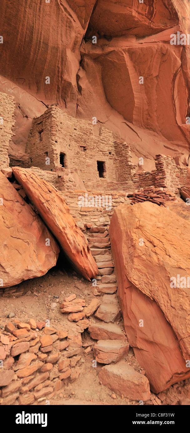 Cliff dwelling, Anasazi, Ruin, Monticello, River House, San Juan River ...