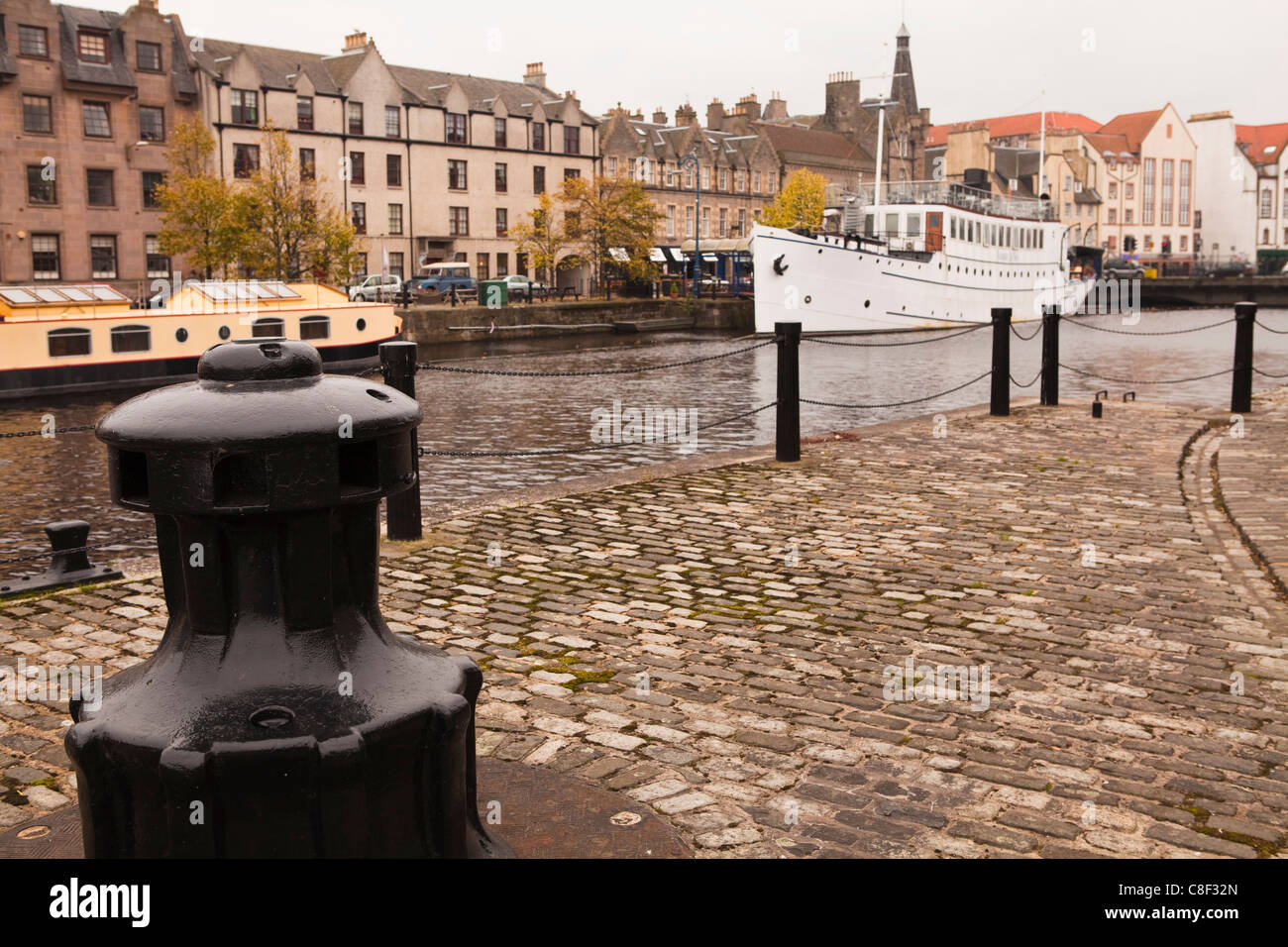 New and old waterside buildings, Leith, Edinburgh, Scotland, United ...