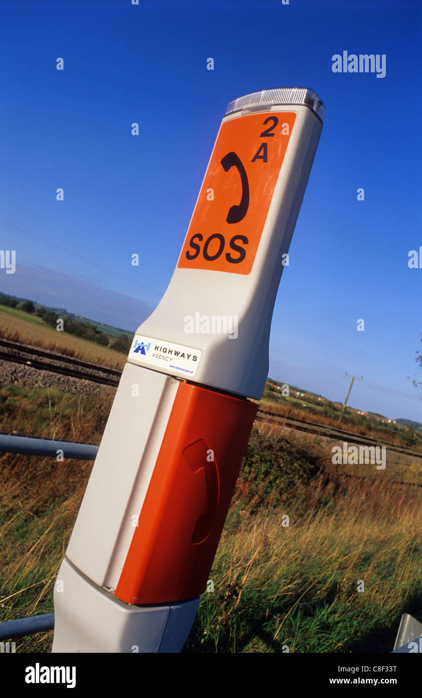 Motorway Emergency Telephone Box High Resolution Stock Photography and ...