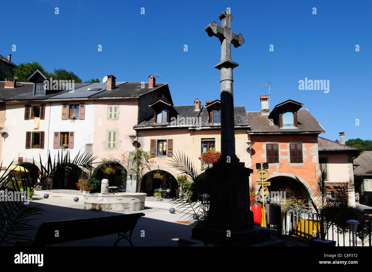 Alby sur Cheran in Savoie France Stock Photo - Alamy
