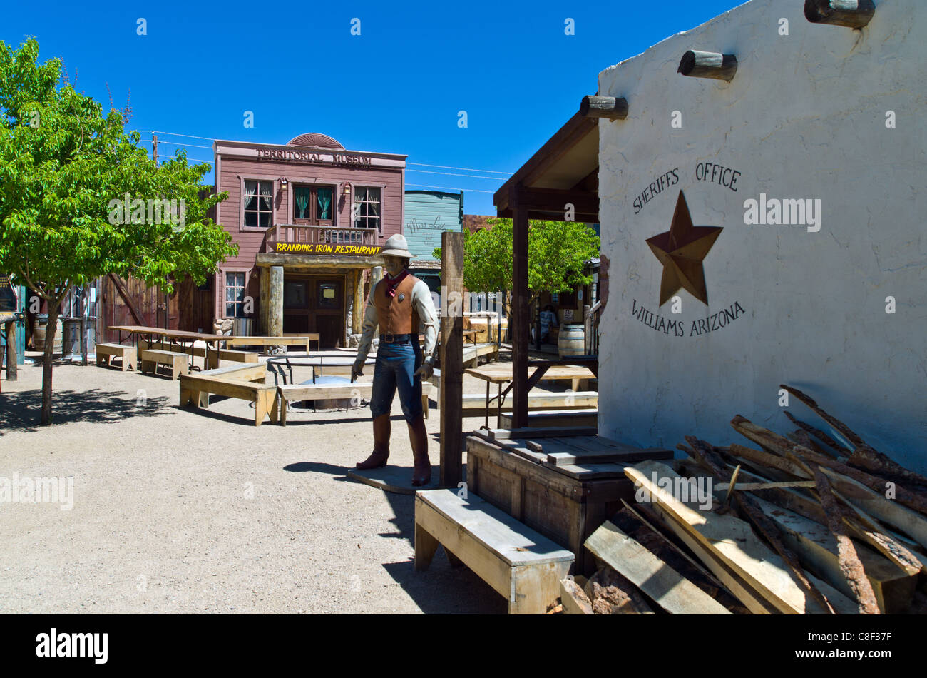 U.S.A. Arizona, Route 66, Williams, the old town Stock Photo - Alamy