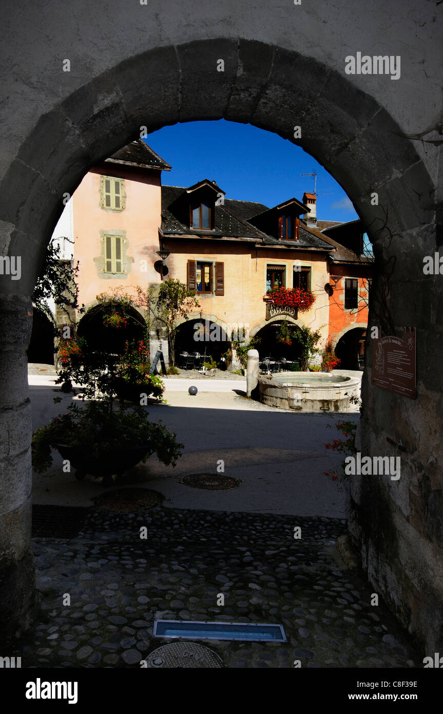 Alby sur Cheran in Savoie France Stock Photo - Alamy