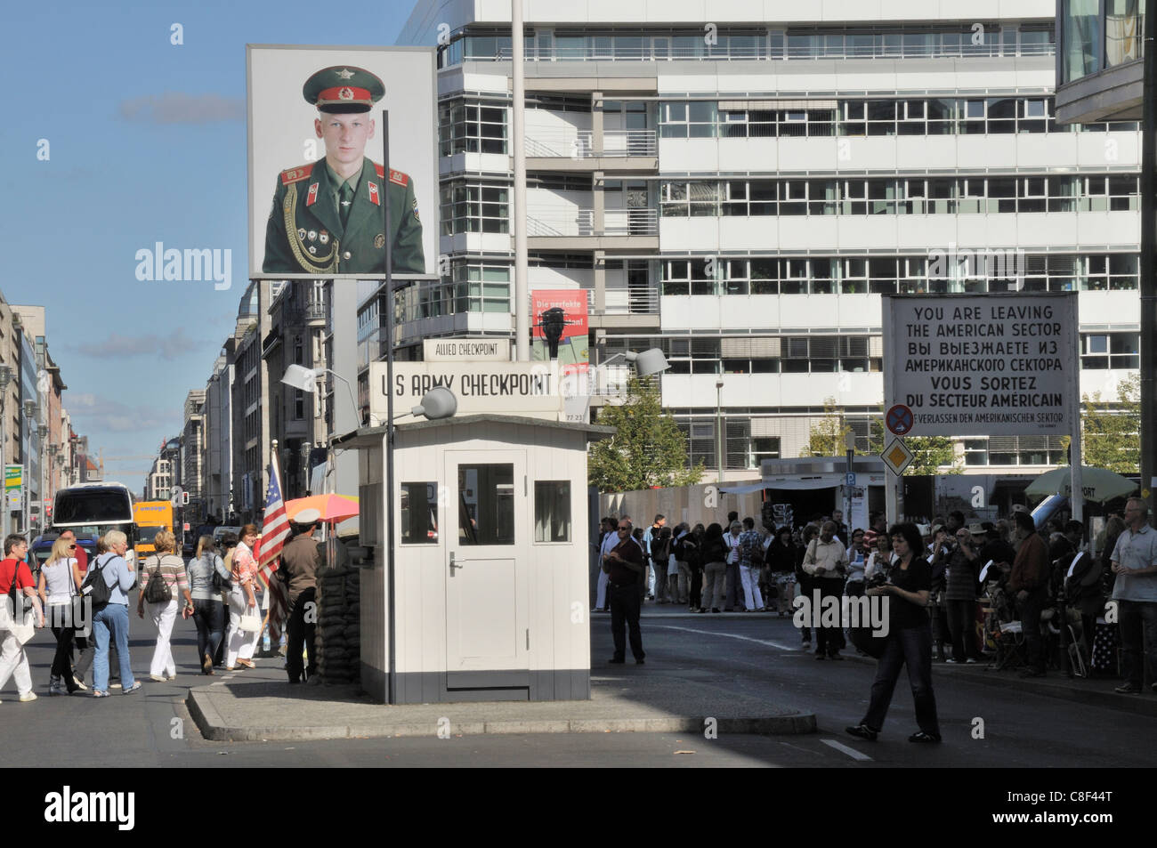 Checkpoint Charlie, Berlin, Germany Stock Photo - Alamy