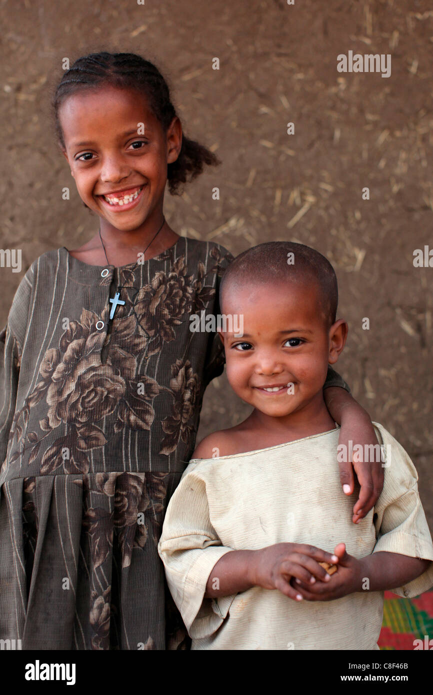 Wollo children, Wollo, Ethiopia Stock Photo - Alamy