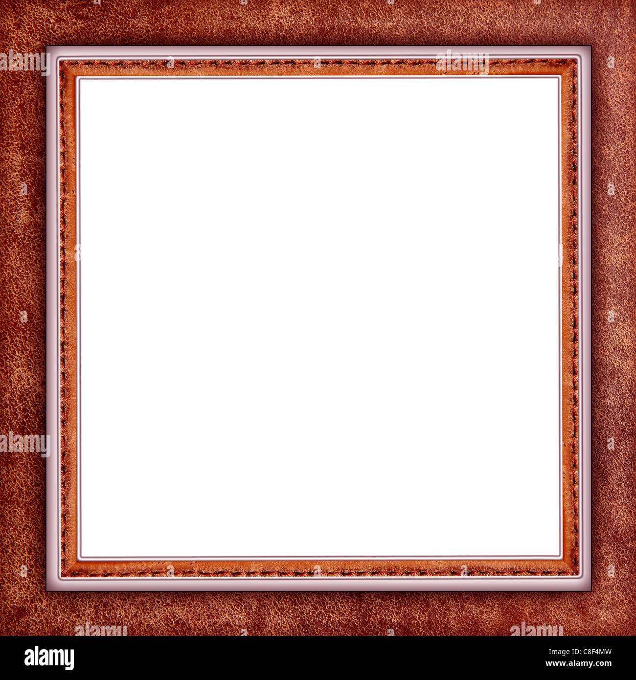 frame old leather Stock Photo - Alamy